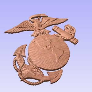 15 Inch 3D United States Marine Corp. Logo. USMC Device That Will Be a ...