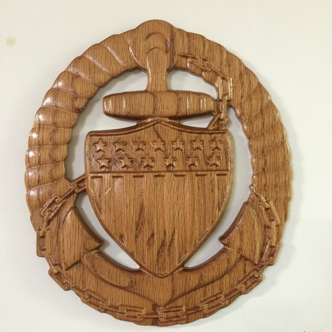 United States Coast Guard Officer in Charge OIC Afloat Pin - Etsy