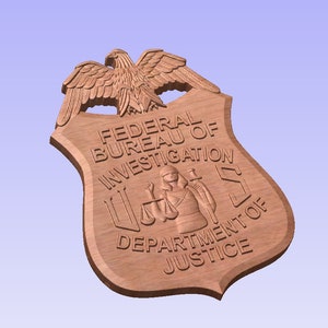Federal Bureau of Investigation FBI Badge Plaque - Etsy