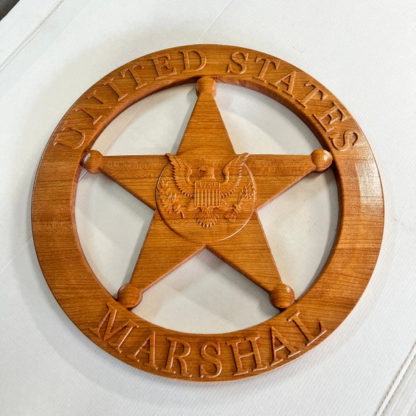Us Marshal Badge - Etsy