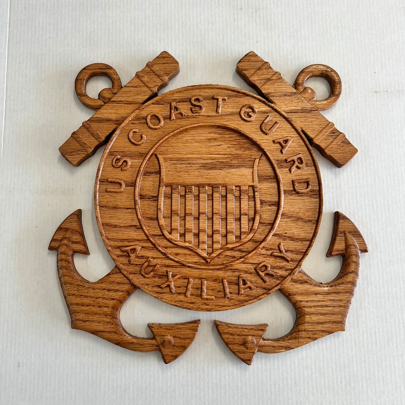 United States Coast Guard Auxiliary Cap Device. Coast Guard Auxiliary ...