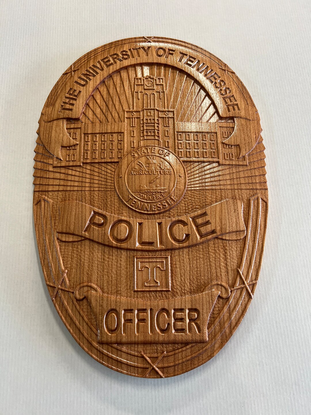 University of Tennessee UT Police Badge Plaque, Local Pick Up - Etsy
