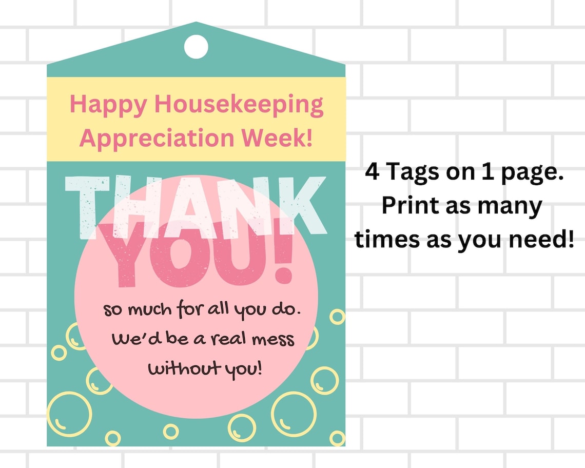Housekeeping Week, Housekeeping Appreciation Week, Housekeeping Week ...