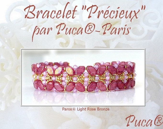 Precieux Bracelet Kit-par Puca, Paros and Arcos-pattern Included by ...