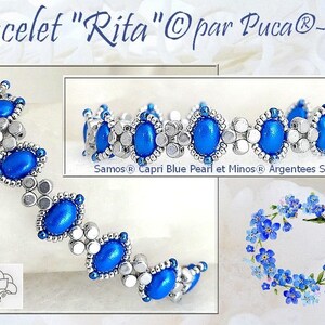 Samos Par Puca Paris, Pearl Collection, 2-hole 5x7 Mm Czech Glass, 25 ...