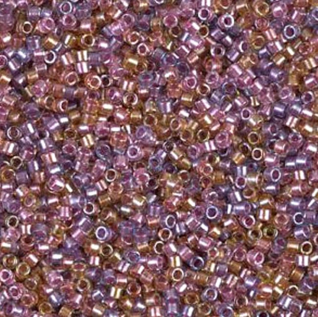 DB0982 11/0 Sparkling Lined Tutti Frutti Mix Miyuki Delica - Etsy