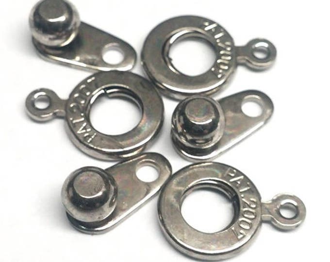 Ball and Socket 8MM Clasp, Pewter Color, Qty 2 - Etsy