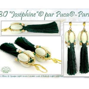 Athos® Par Puca® - Paris, 3 Hole Oval Cabochon - 20x10x6mm, 6 Color ...