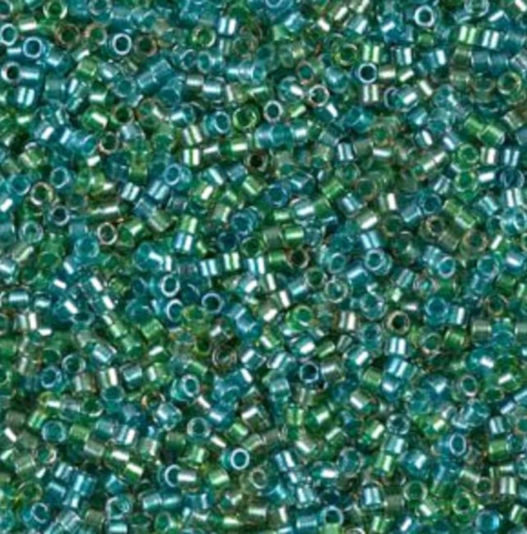 DB0984 11/0 Sparkling Lined Aqua Fresco Mix Miyuki Delica - Etsy