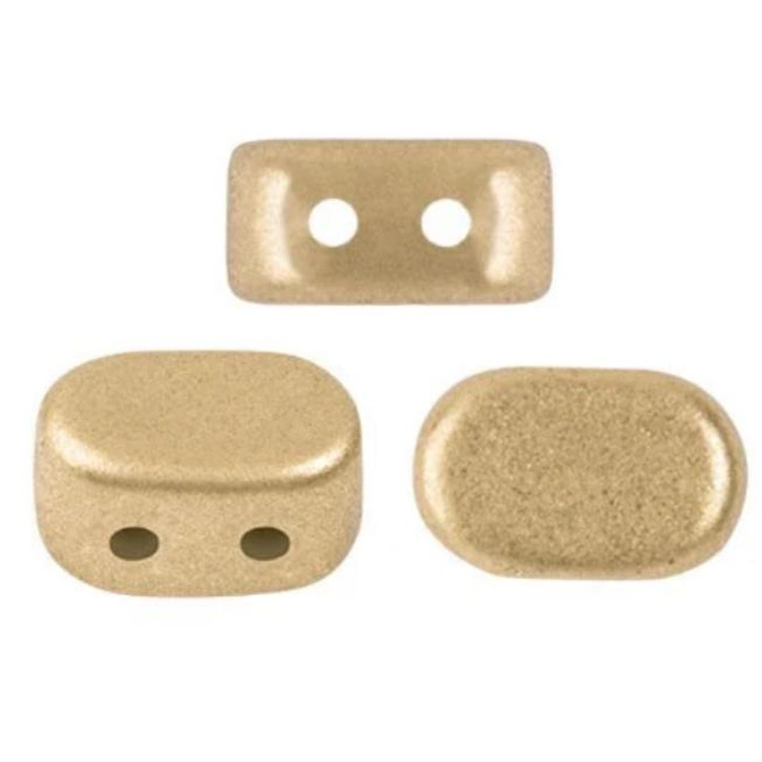Lipsi Par Puca Beads, Light Gold Matte, Czech Glass 7X4MM, 00030-01710 ...