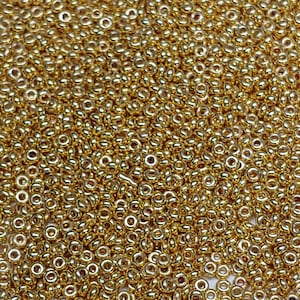 11/0 Demi Round Galvanized Starlight, Permafinish Toho 2.2mm, PF557-5 ...