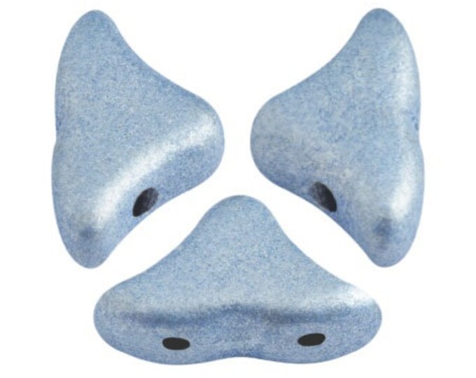 Helios Par Puca® Metallic Matte Light Blue , 6X10MM Czech Glass 23980/ ...
