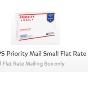 Priority Mail Upgrade, Small Flate Rate Box or Express...see Description for Shipping Price Info ...