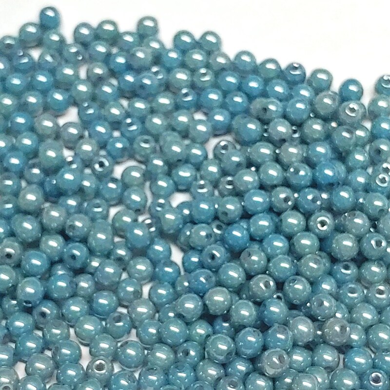 3mm Baby Blue Glass Beads - Etsy