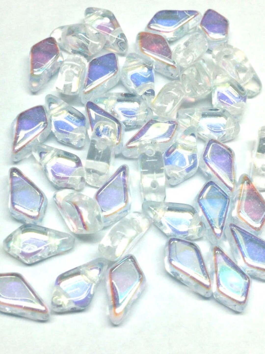 Kite Bead Crystal AB, 2-hole Czech Glass 9x5mm, 00030-28701-30 Beads - Etsy