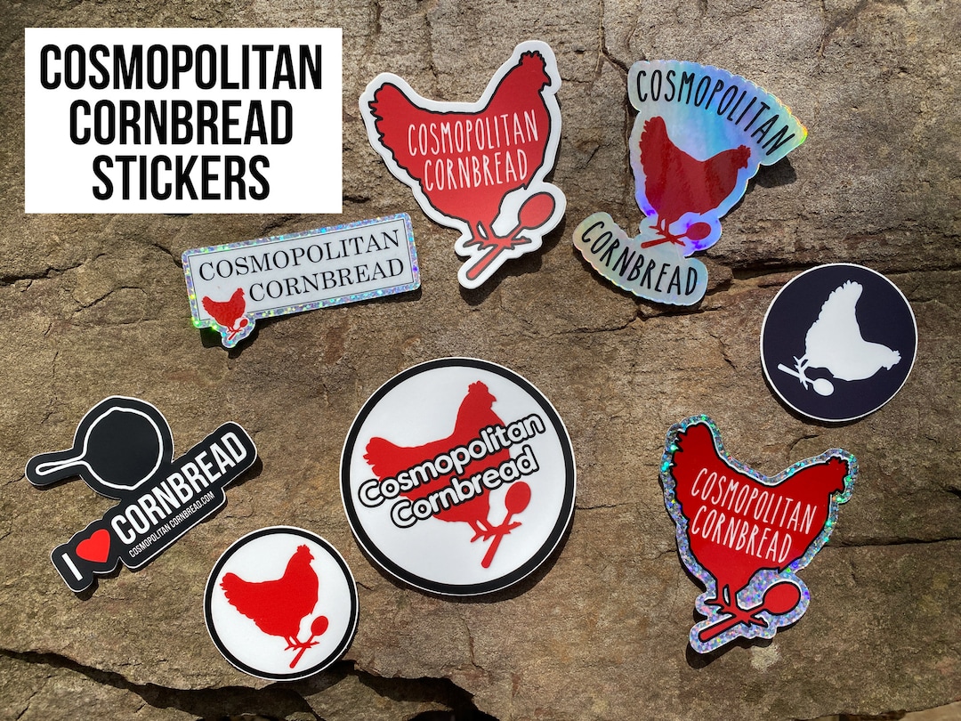 Cosmopolitan Cornbread Stickers - Etsy