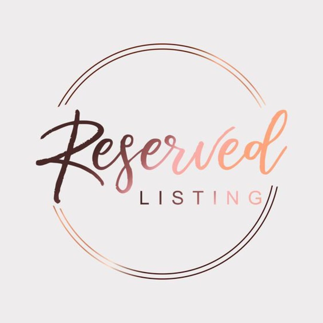 Reserved Listing for Beata - Etsy