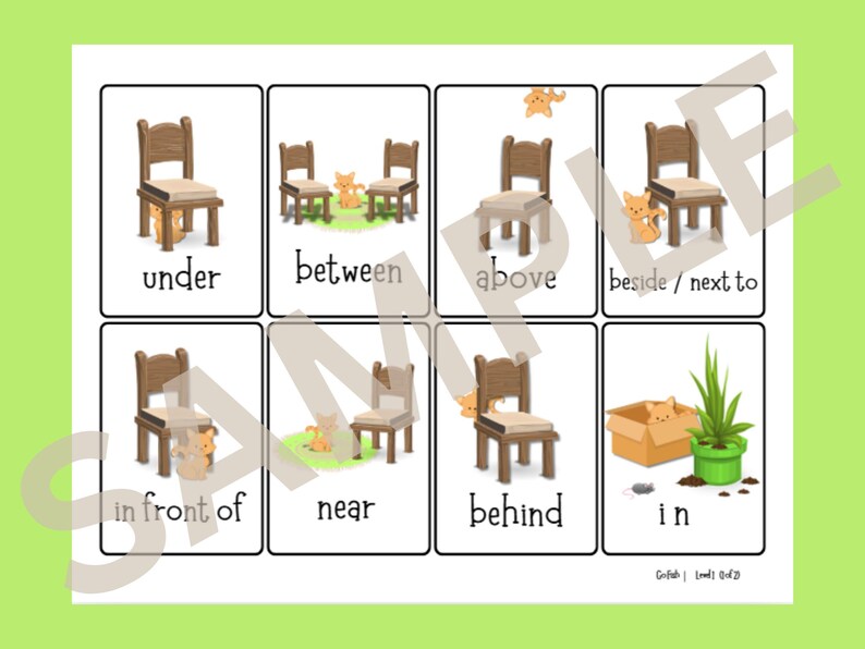 Printable Prepositions Card Game for Kids - Go Fish Inspired Learning ...