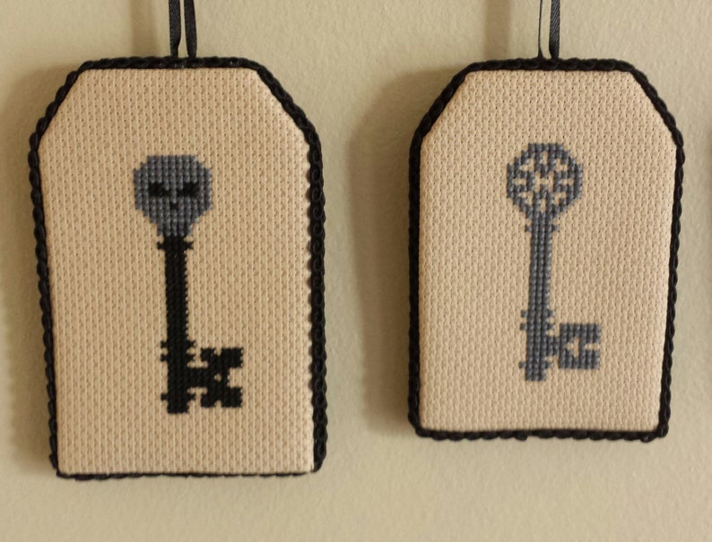 Skeleton Keys Cross Stitch Pattern Only. - Etsy