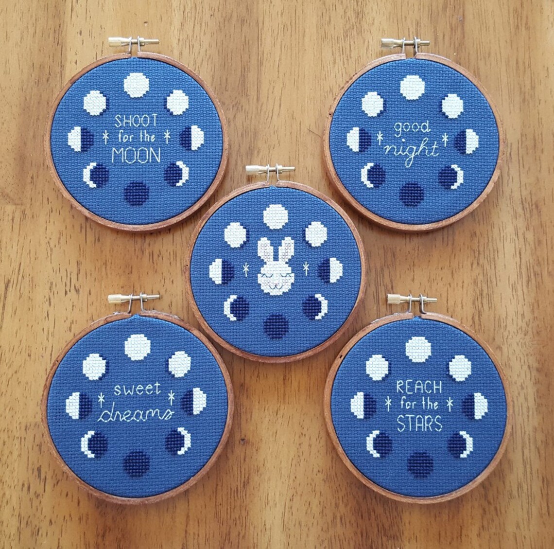 Moon Phases Cross Stitch Pattern Only - Etsy