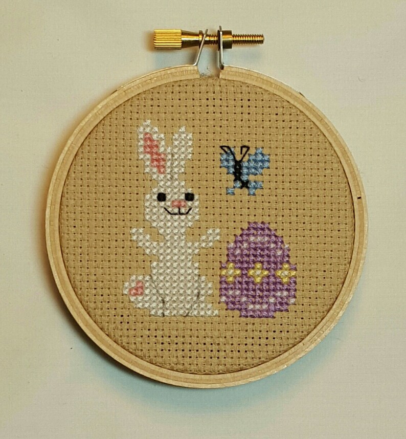 Spring Bunny Cross Stitch Pattern Only - Etsy