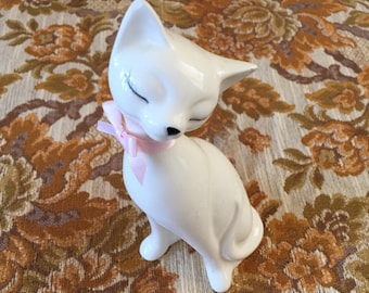 Ceramic cat figurine | Etsy