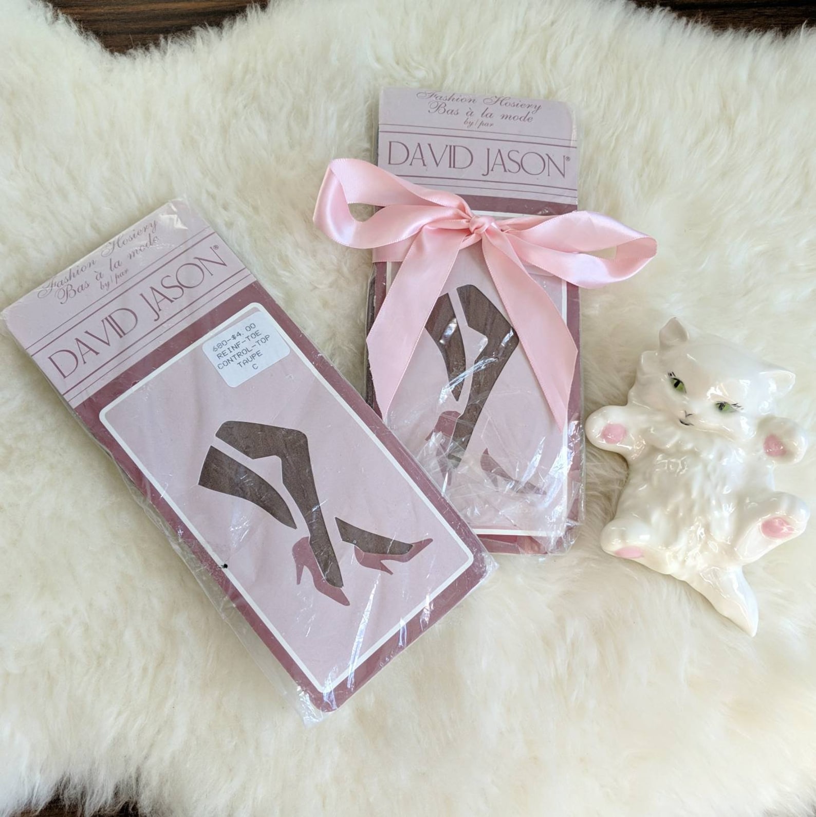 DAVID JASON STOCKINGS - Deadstock Vintage Tights in Original Kitsch ...