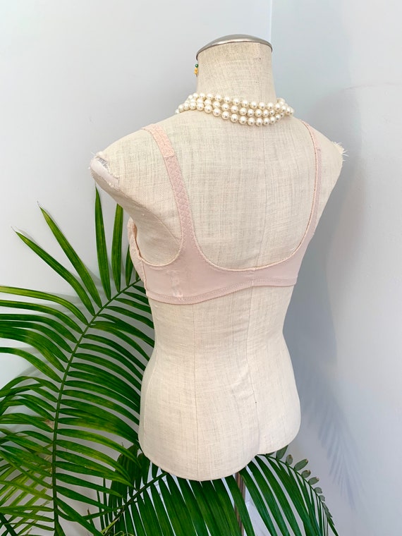 DUSTY - vintage soft-cup bra, lacy cone bullet brassi… - Gem