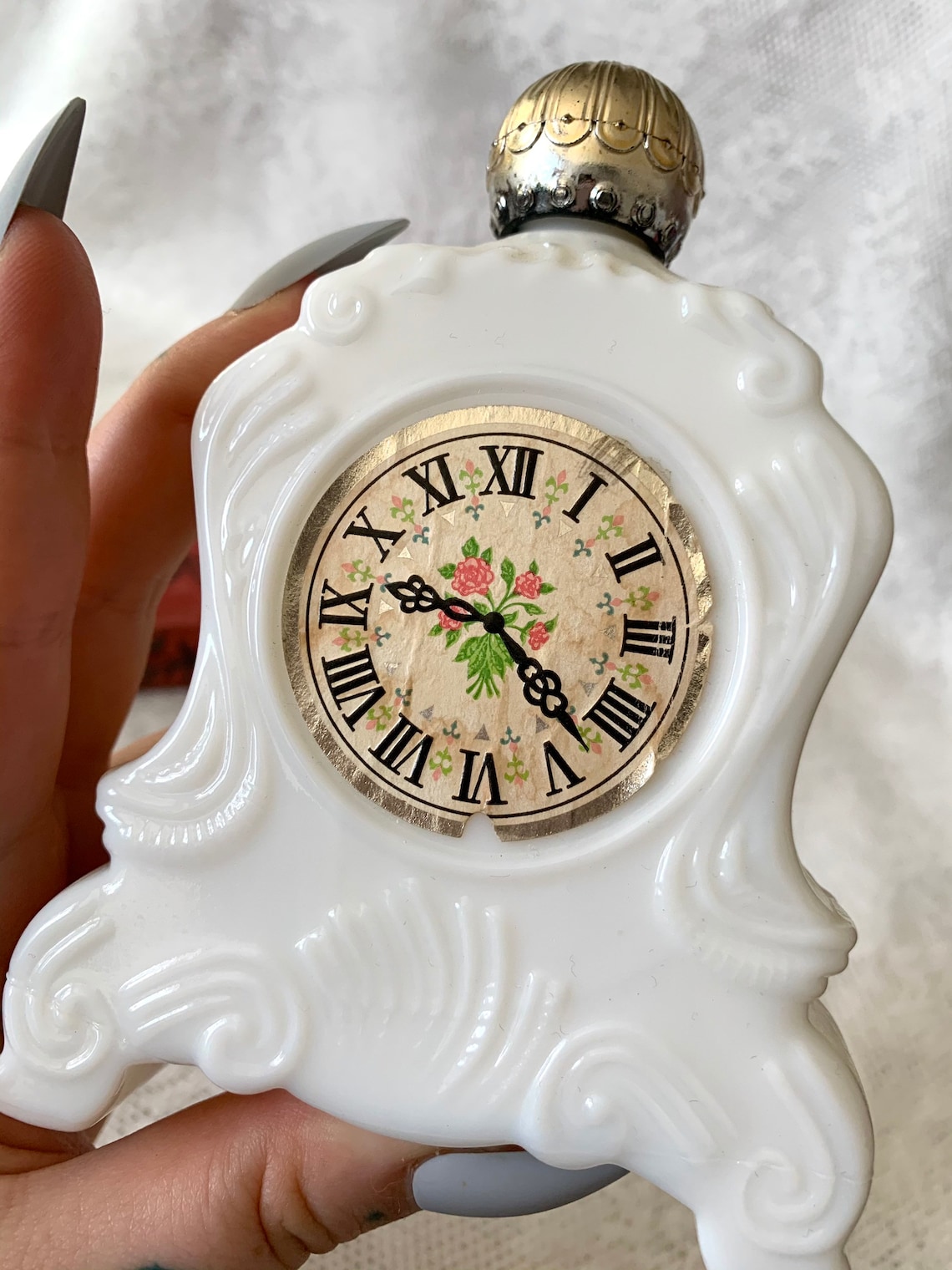 AVON CLOCK BOTTLE Vintage Collectible Avon Perfume Bottle - Etsy