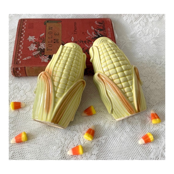 RETRO CORN SHAKERS Vintage Corn on the Cob Salt and Pepper | Etsy