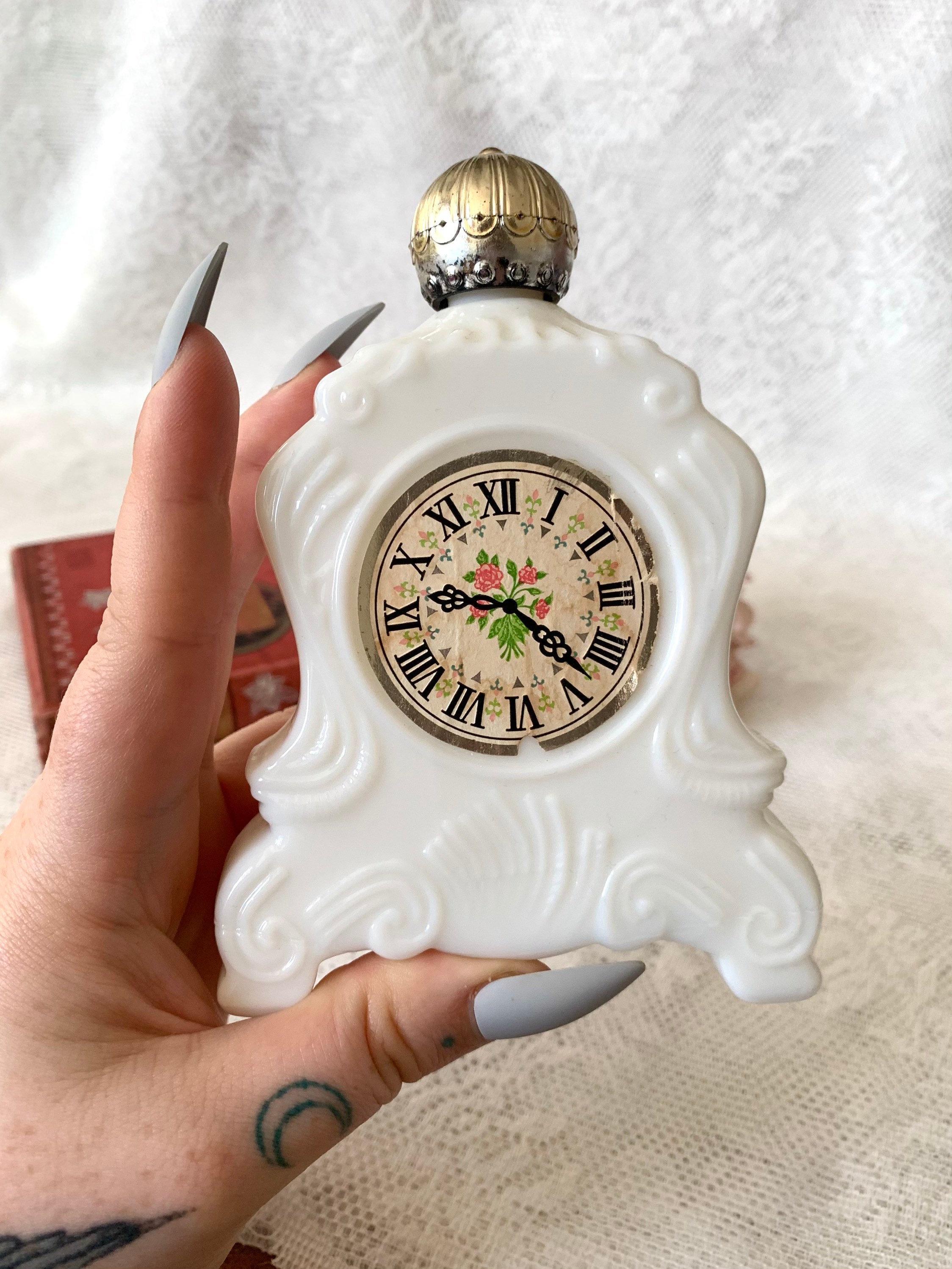 AVON CLOCK BOTTLE Vintage Collectible Avon Perfume Bottle | Etsy