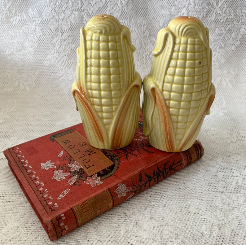 RETRO CORN SHAKERS Vintage Corn on the Cob Salt and Pepper | Etsy