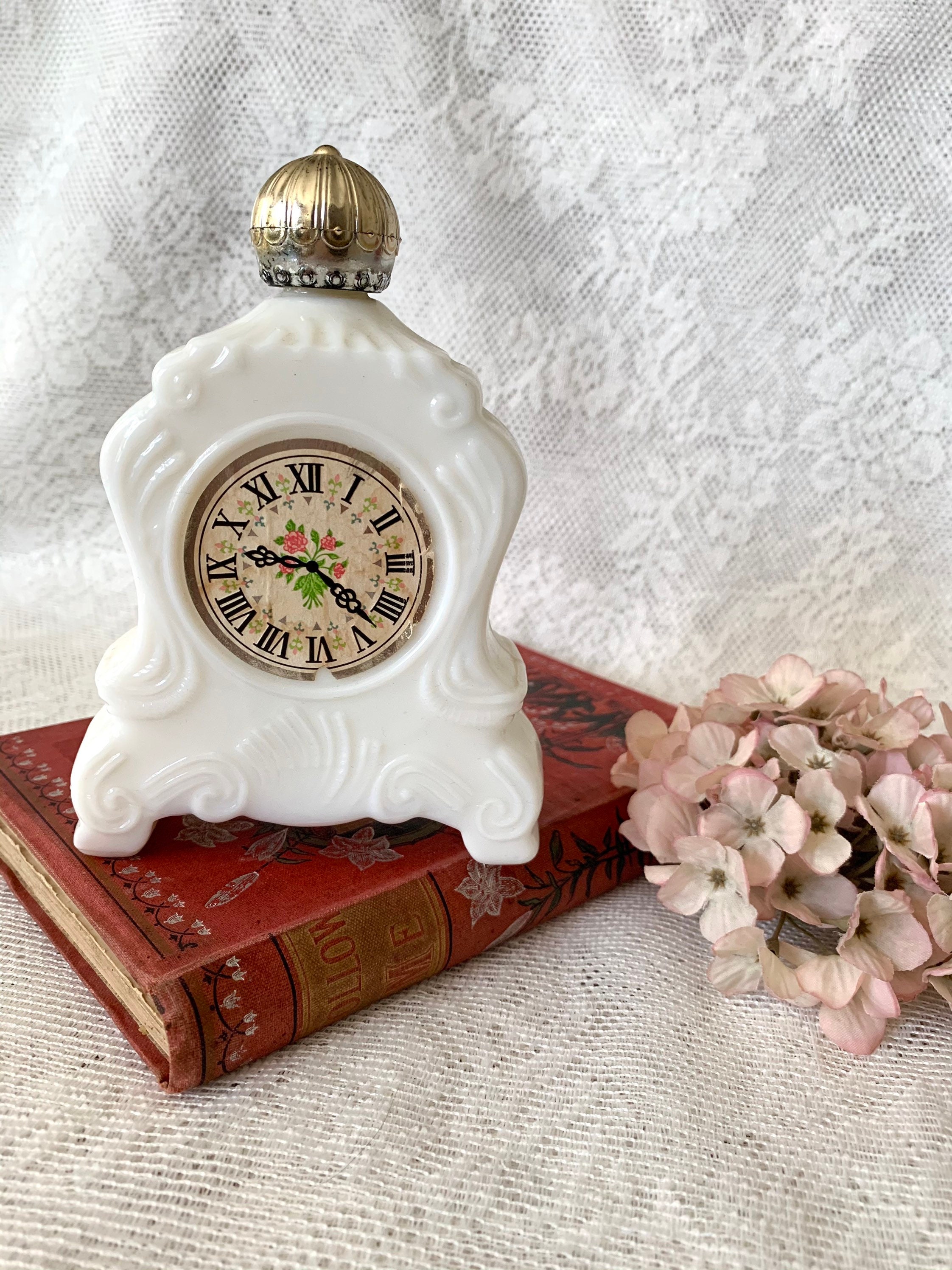 AVON CLOCK BOTTLE Vintage Collectible Avon Perfume Bottle | Etsy