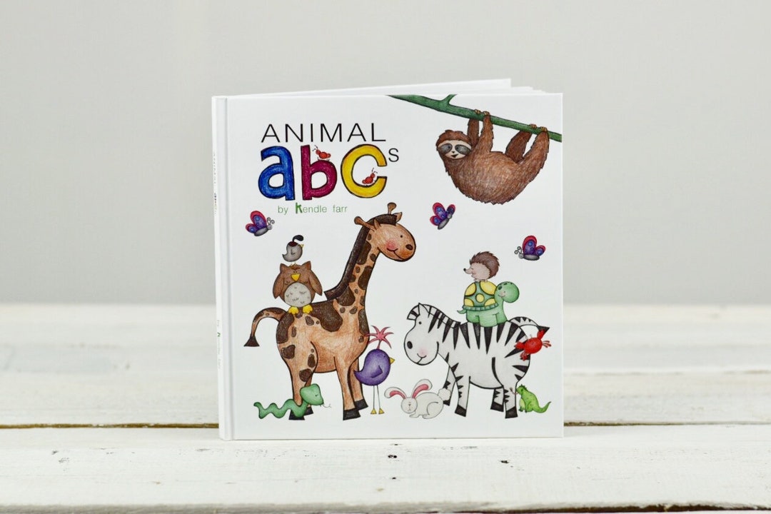 Hand Drawn Animal ABC Book - Etsy