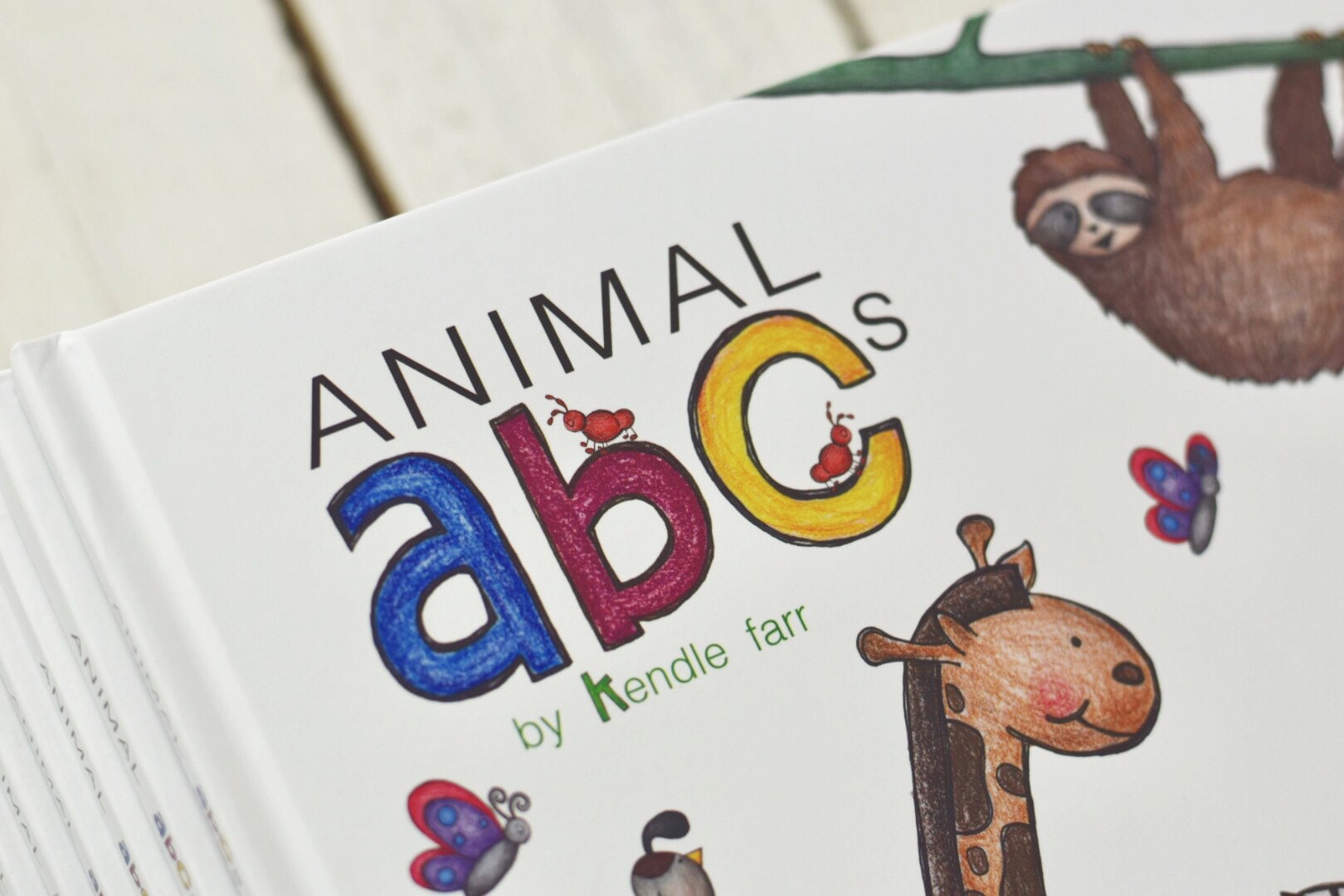 Hand Drawn Animal ABC Book - Etsy