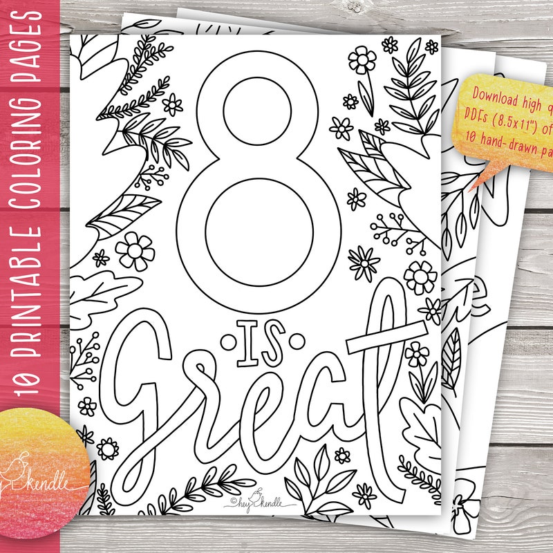 Great to Be 8 Program - Etsy