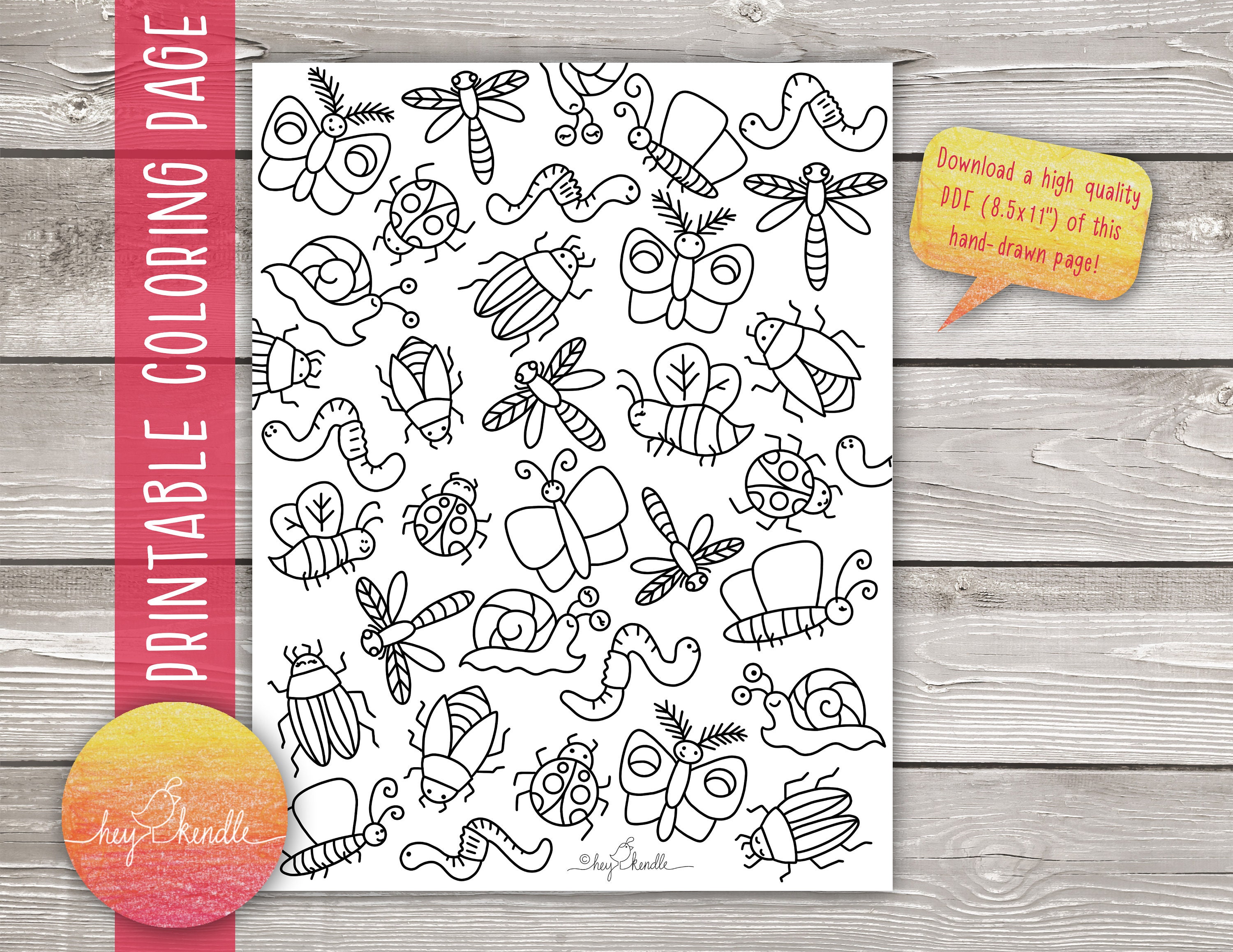 Buggy Coloring Page (instant Download) - Etsy