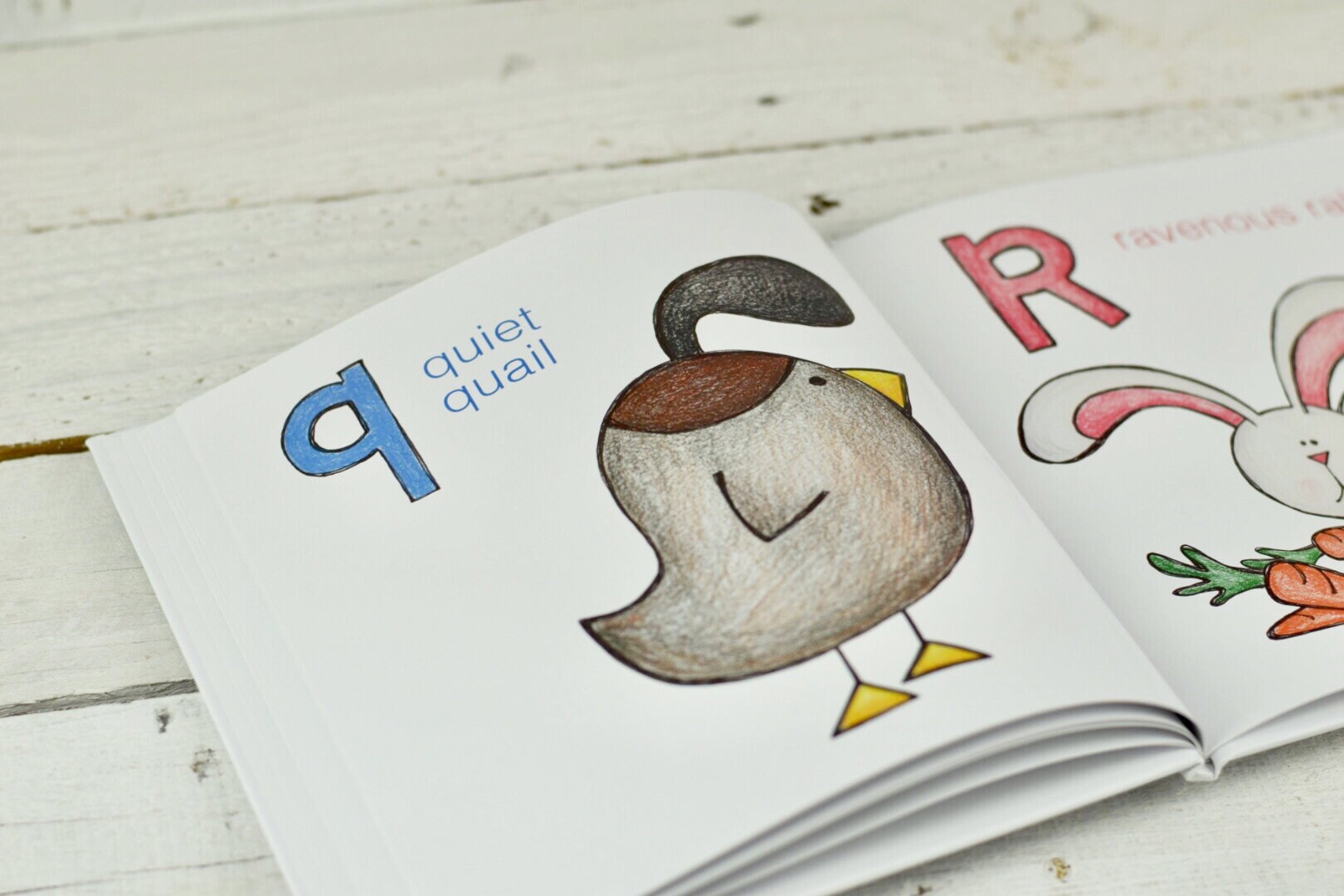 Hand Drawn Animal ABC Book - Etsy