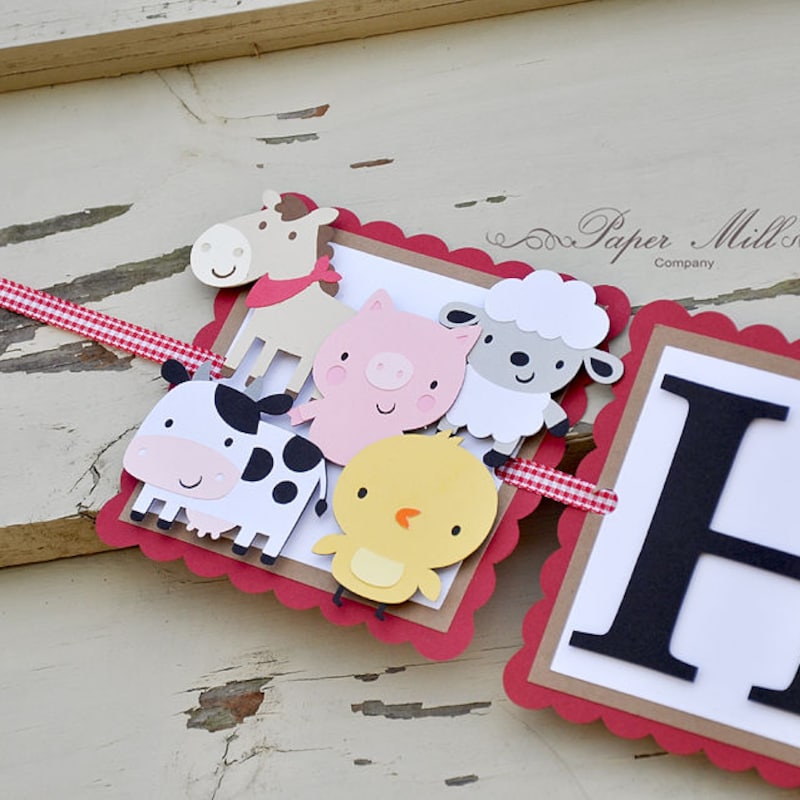 Farm Birthday Decorations - Etsy