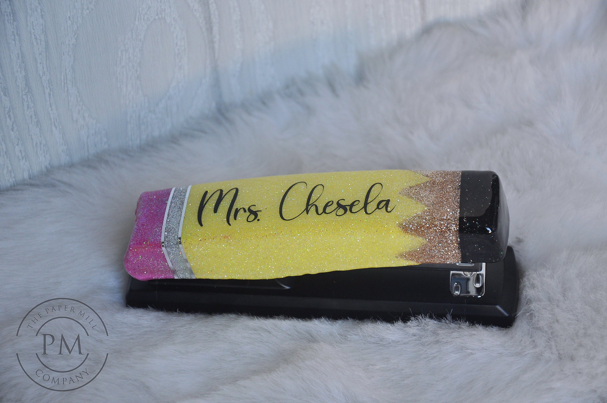 Personalized Stapler Glitter Stapler Leopard Print Stapler - Etsy