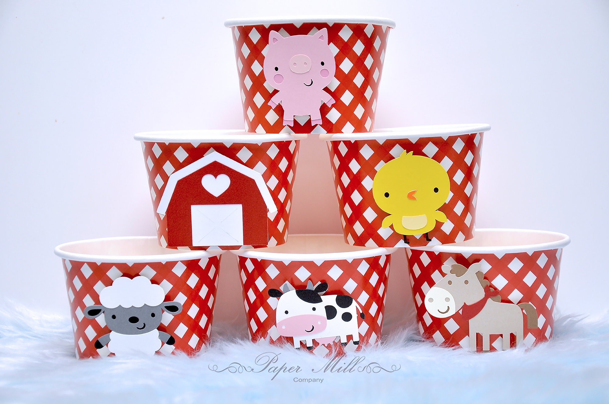 Farm Animal Food Buffet Labels Barnyard Animal Place Cards - Etsy