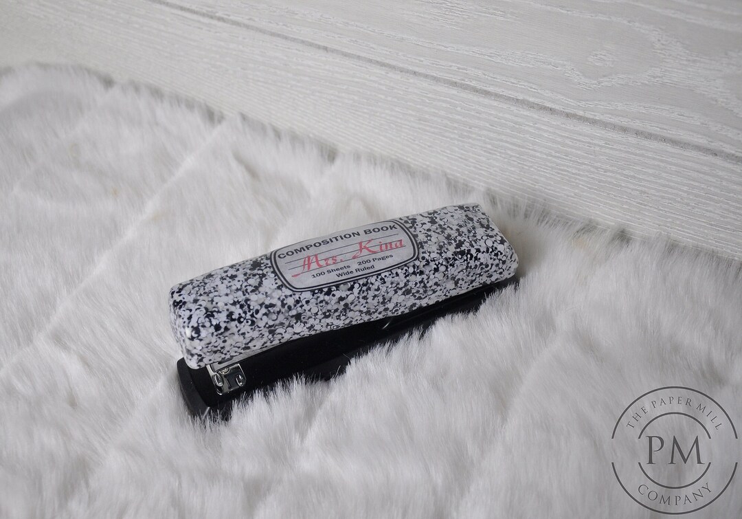Personalized Stapler, Glitter Stapler, Composition Book Stapler ...
