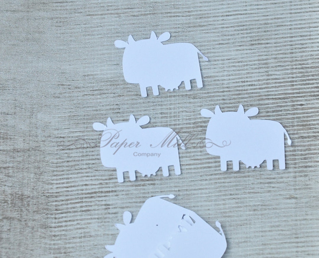 300 Pc Cow Confetti Barnyard Toss Confetti Barnyard Party - Etsy