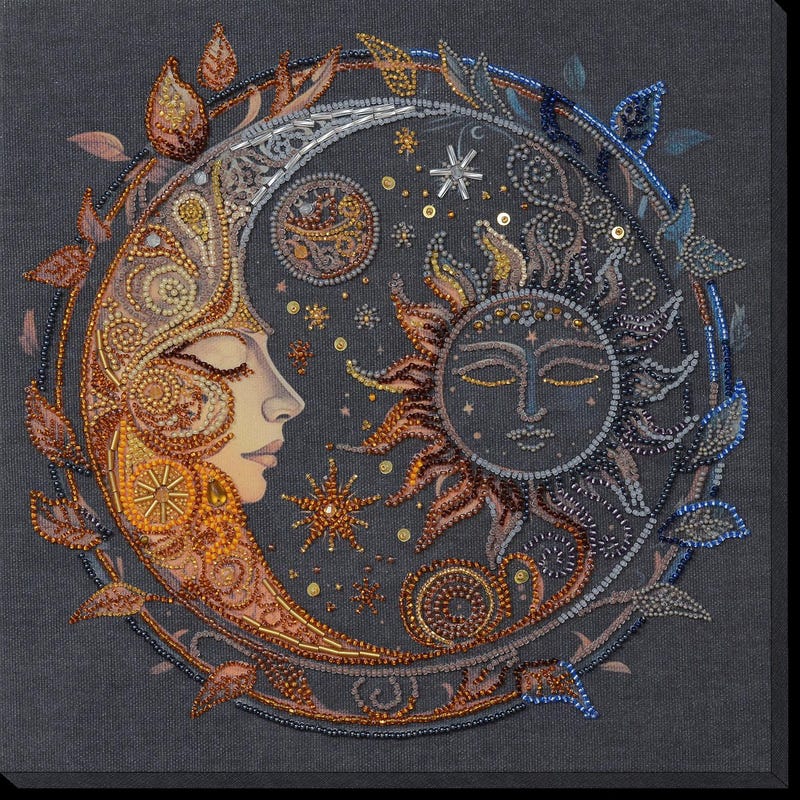 Sun and Moon Beads - Etsy