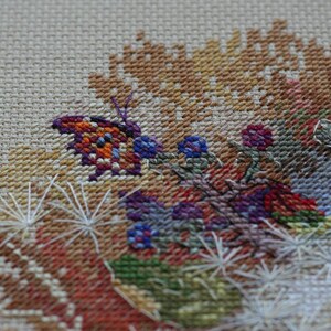 Cross Stitch Kit Breathing of the Forest, Embroidery Flowers Design ...