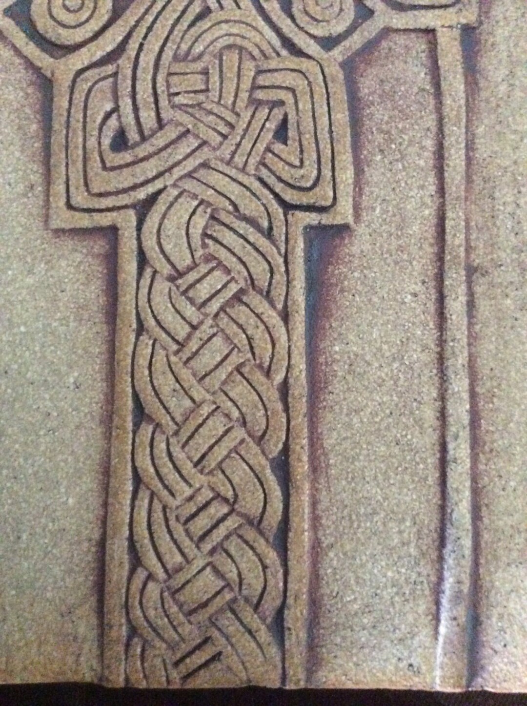 Celtic Cross Wall Hanging. 8" X 5". Ceramic Plaque. - Etsy