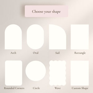 Wave Shape Menu Printed on Holographic Rainbow Card, Hen's Party ...