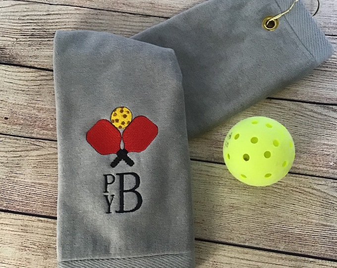 Monogrammed Pickleball Towel - Etsy
