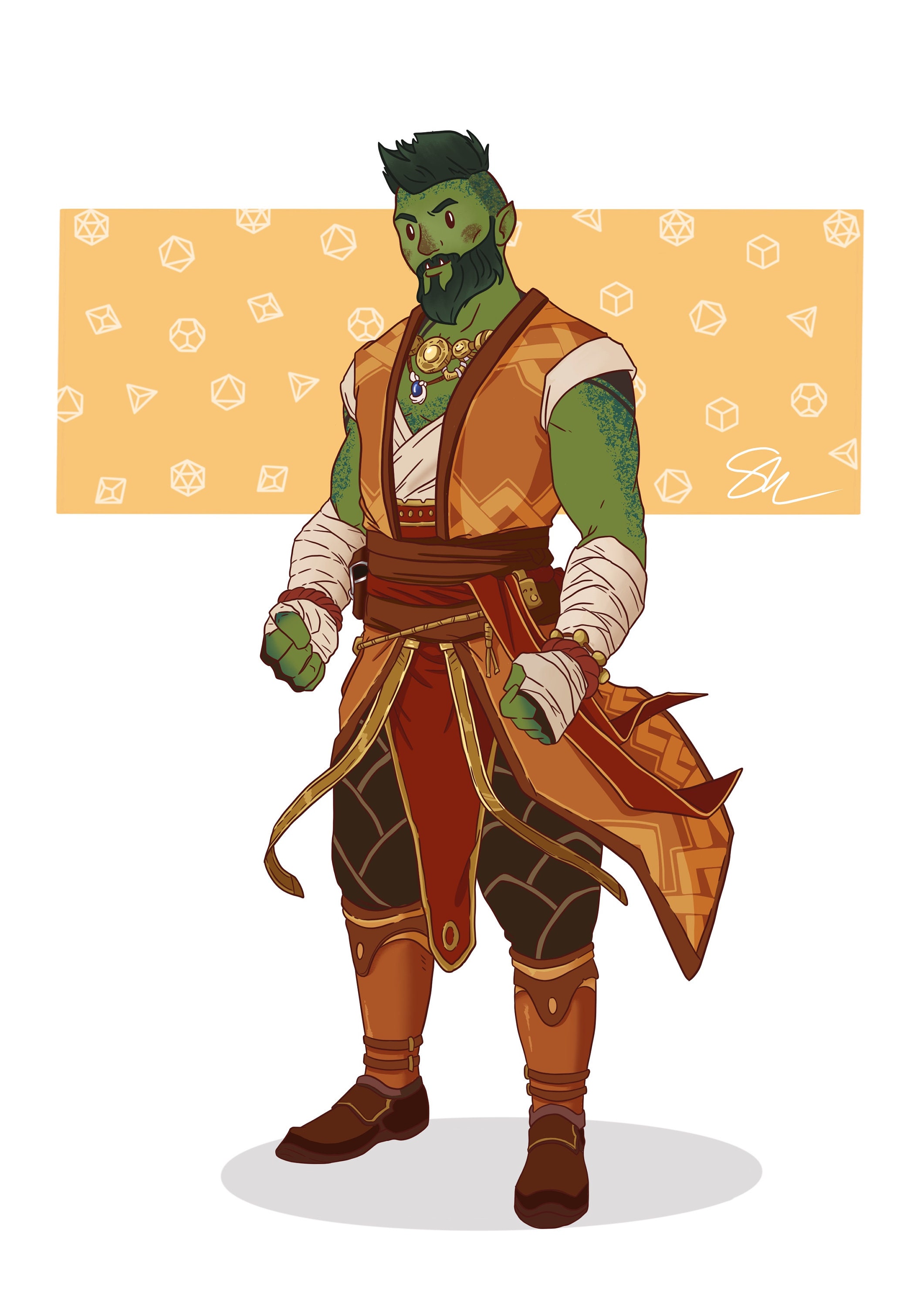 Custom D&D Character Full Body Art Digital Download Dnd Gift Dungeons ...