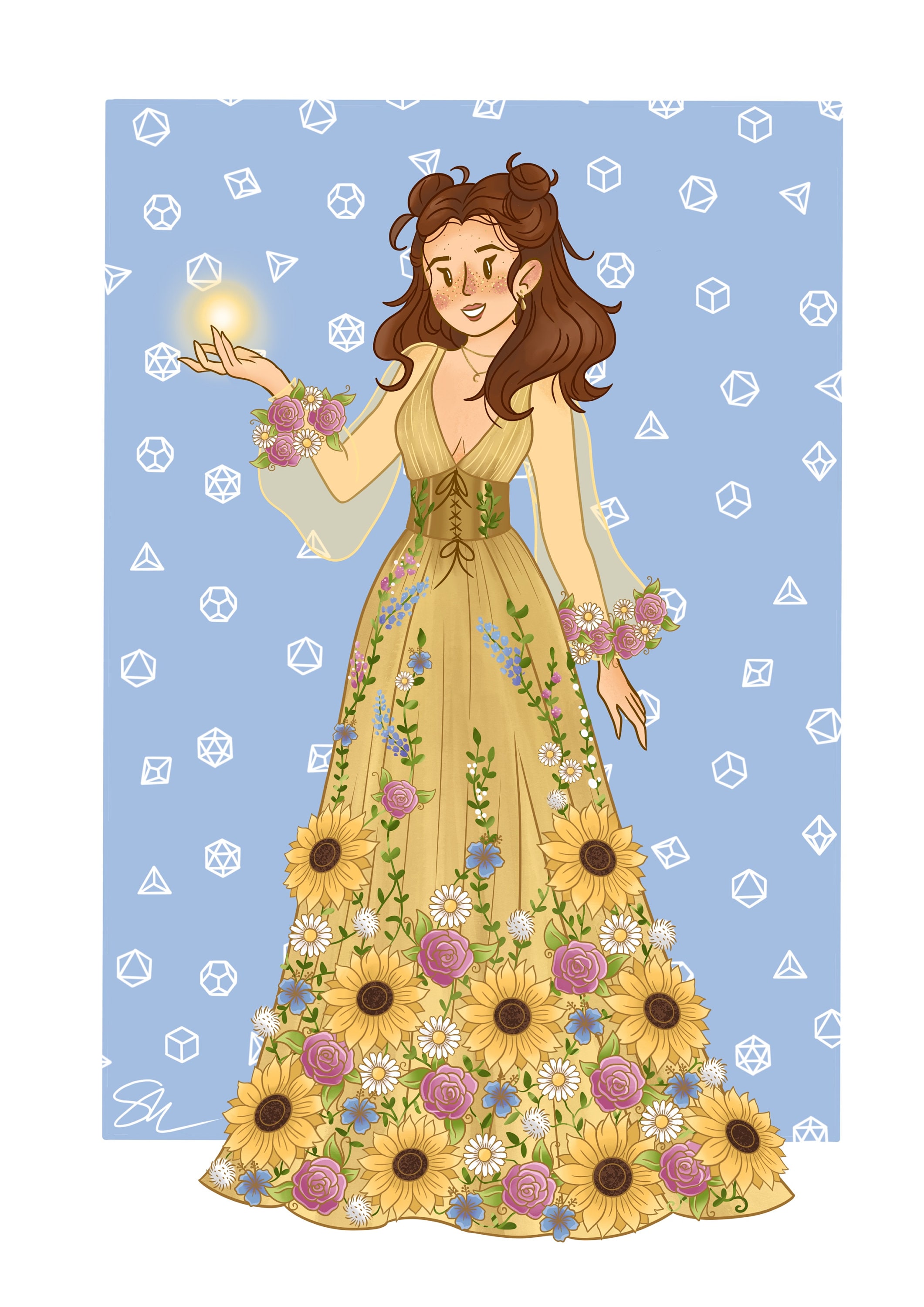 Custom D&D Character Full Body Art Digital Download Dnd Gift Dungeons ...